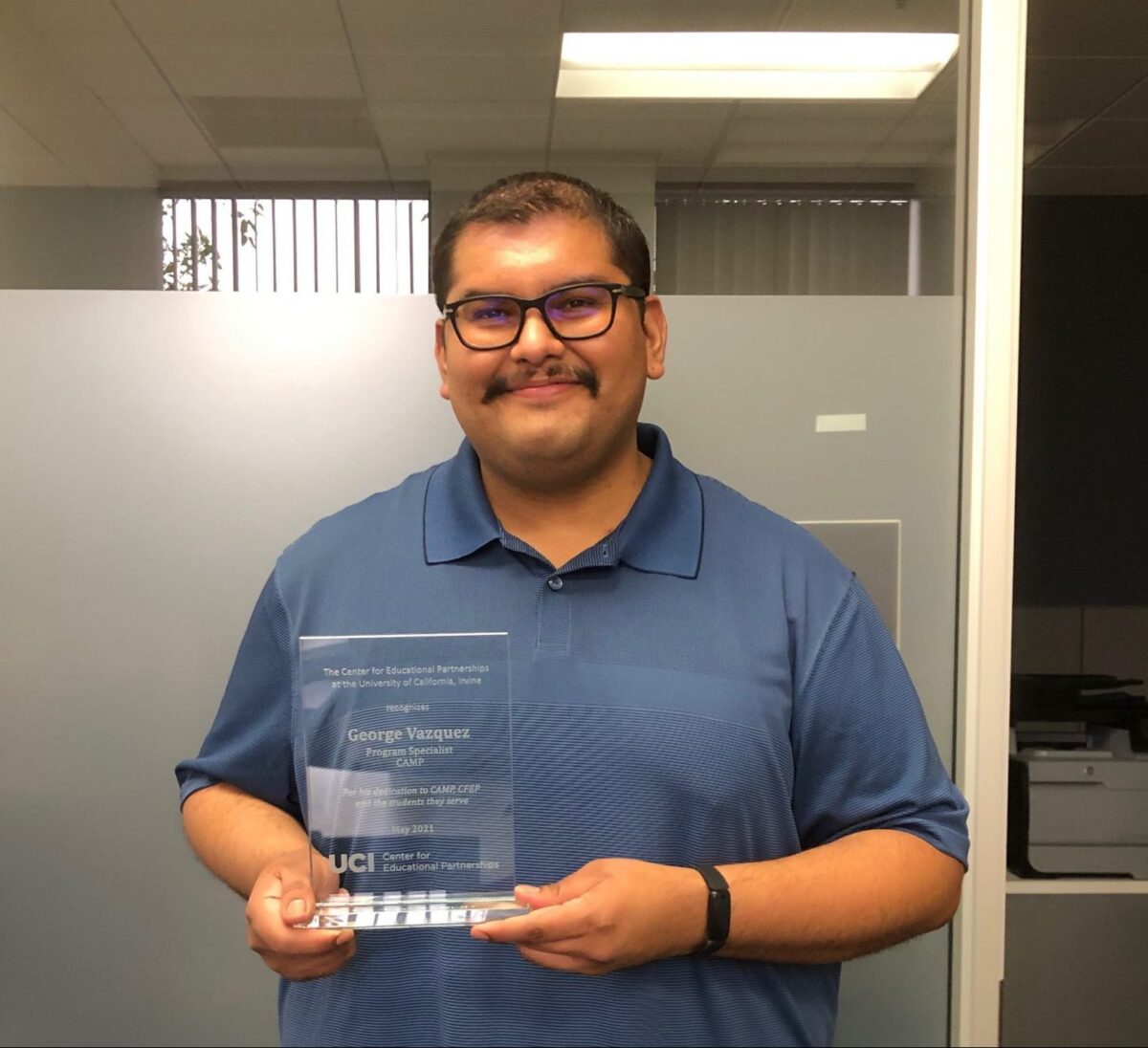 CFEP Recognizes George Vazquez - UC Irvine Center for Educational Partnerships